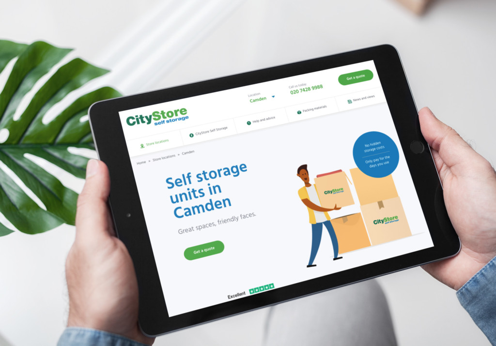 Citystore Self Storage lead generation | WordPress Agency